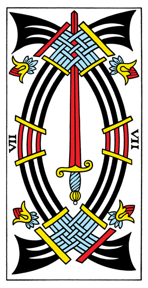 SIETE DE ESPADAS - Tu Tarot